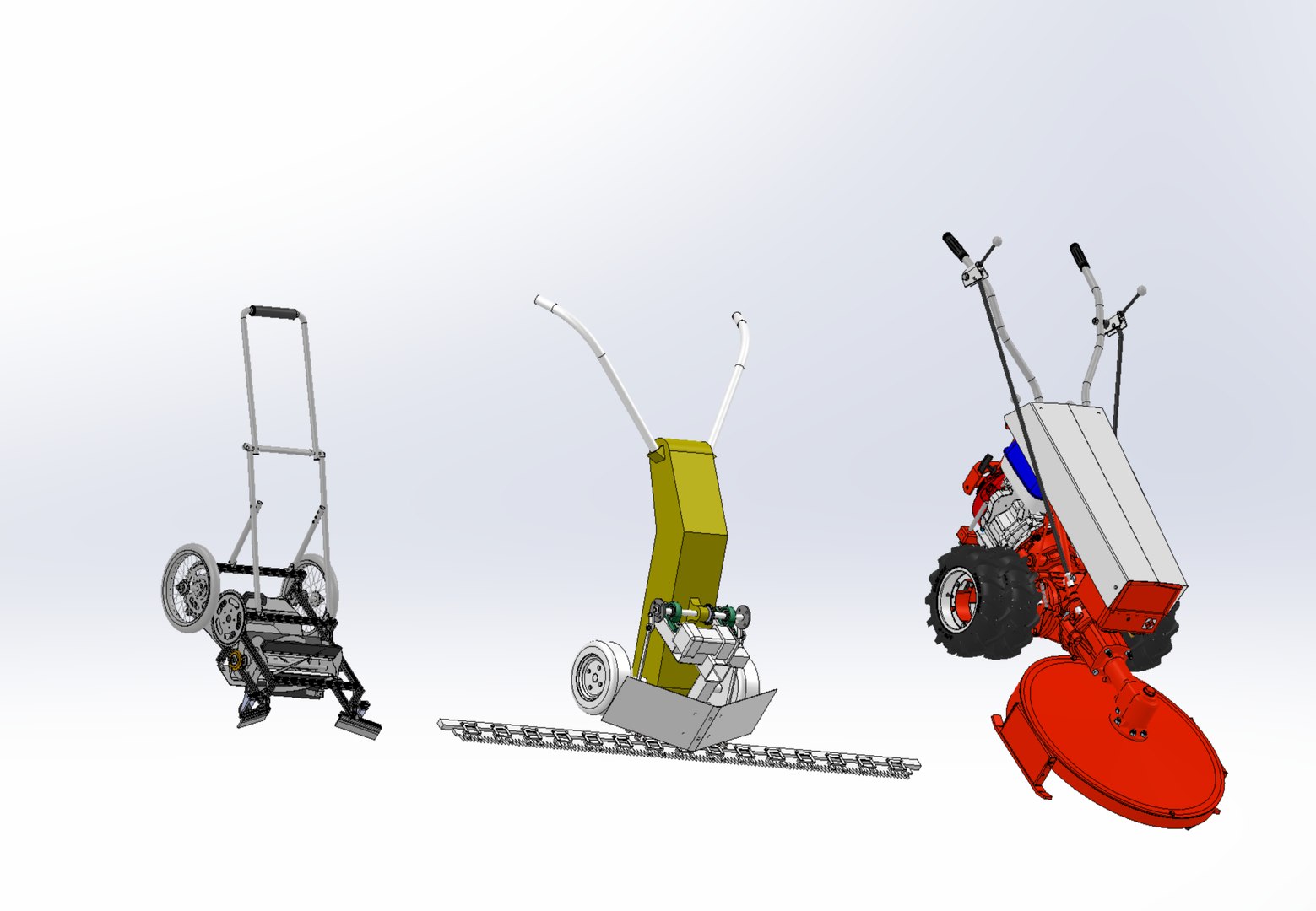 3D Weeding Machine Assembly Model - TurboSquid 1881097