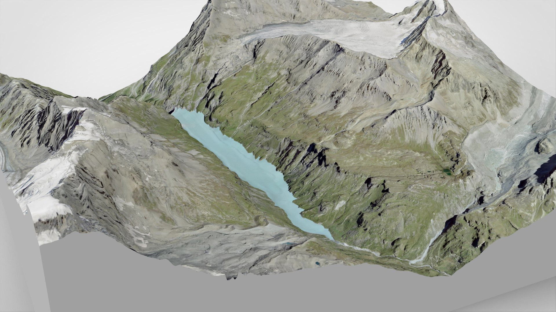 3D Lac De Mauvoisin Reservoir Valais Switzerland Model - TurboSquid 2457519