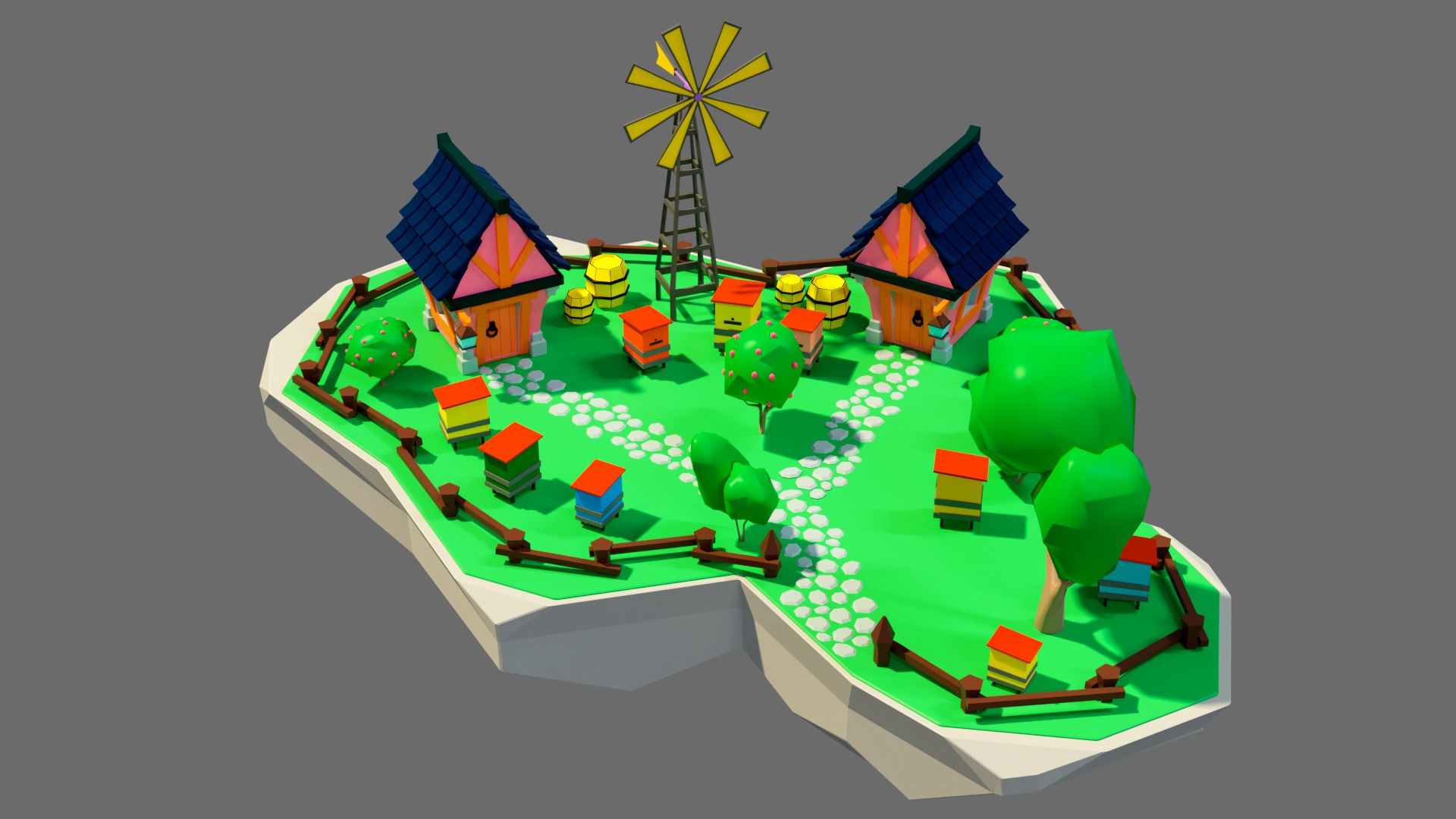 Island 7 3D Model - TurboSquid 1953439