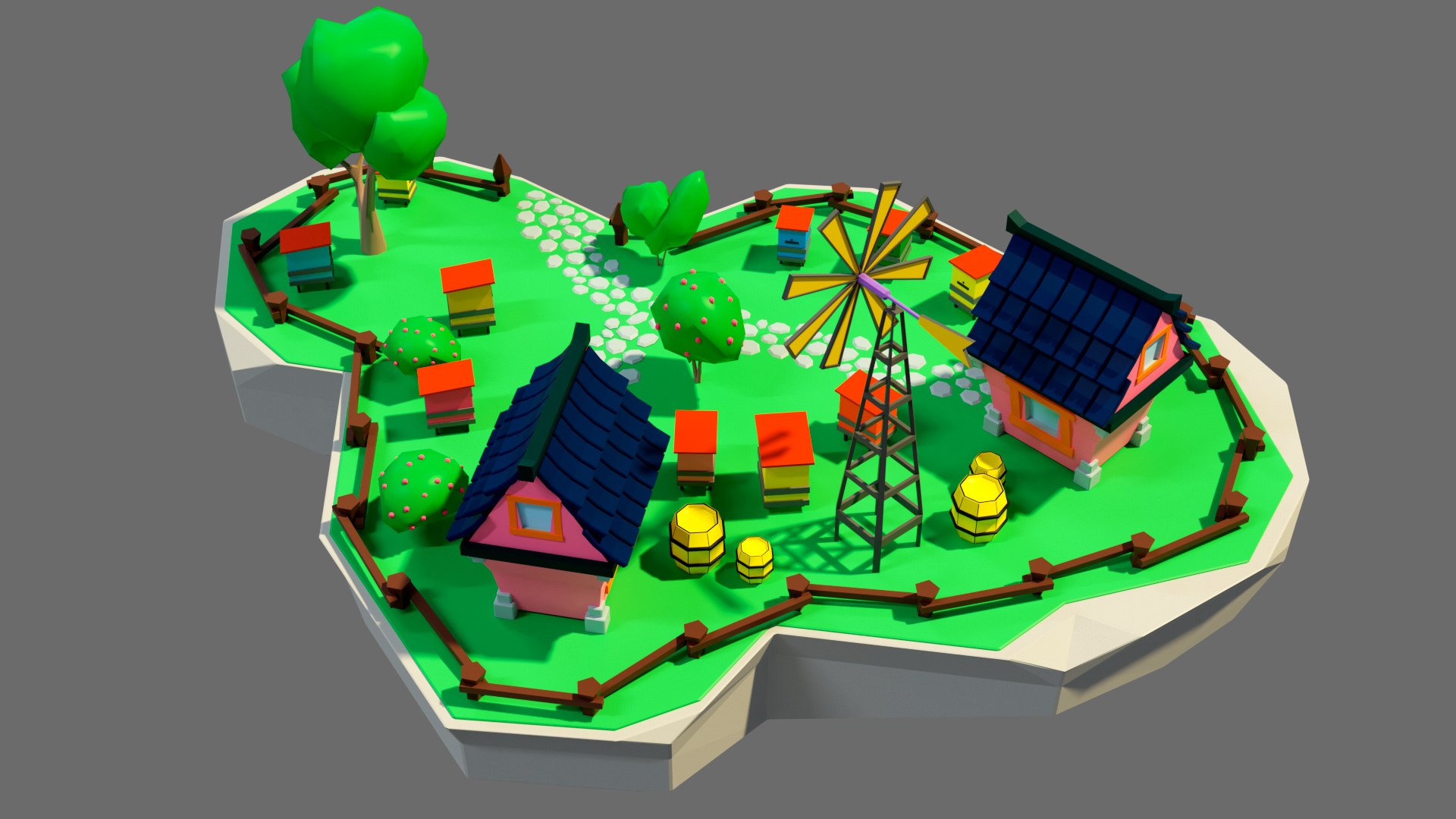 Island 7 3D Model - TurboSquid 1953439