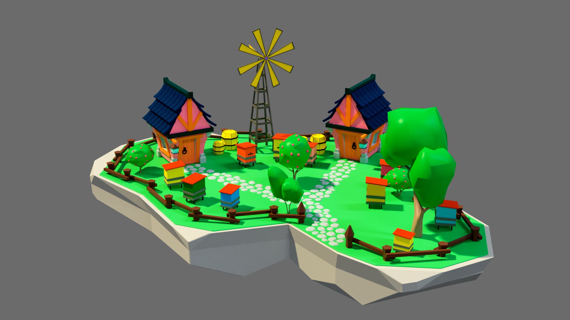 Island 7 3D Model - TurboSquid 1953439