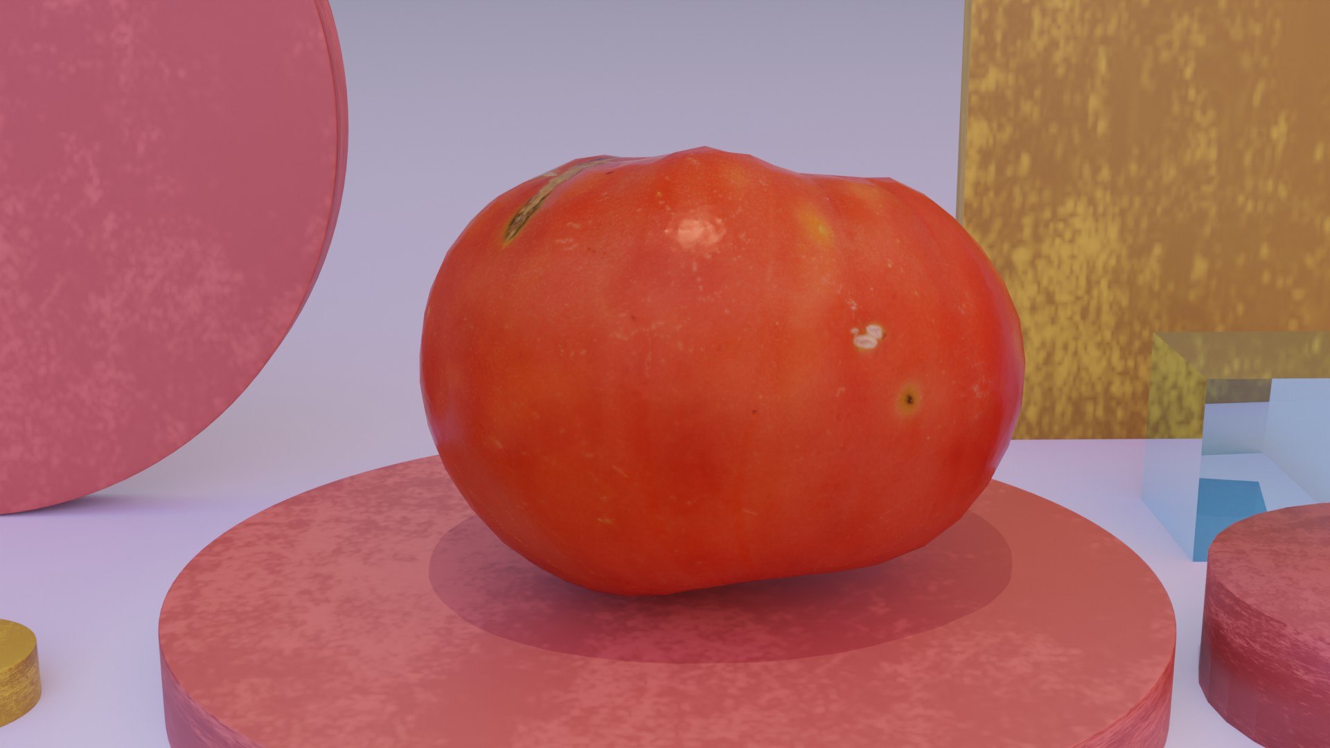 Tomato 01 Low-poly 3D Model 3D Model - TurboSquid 1952876