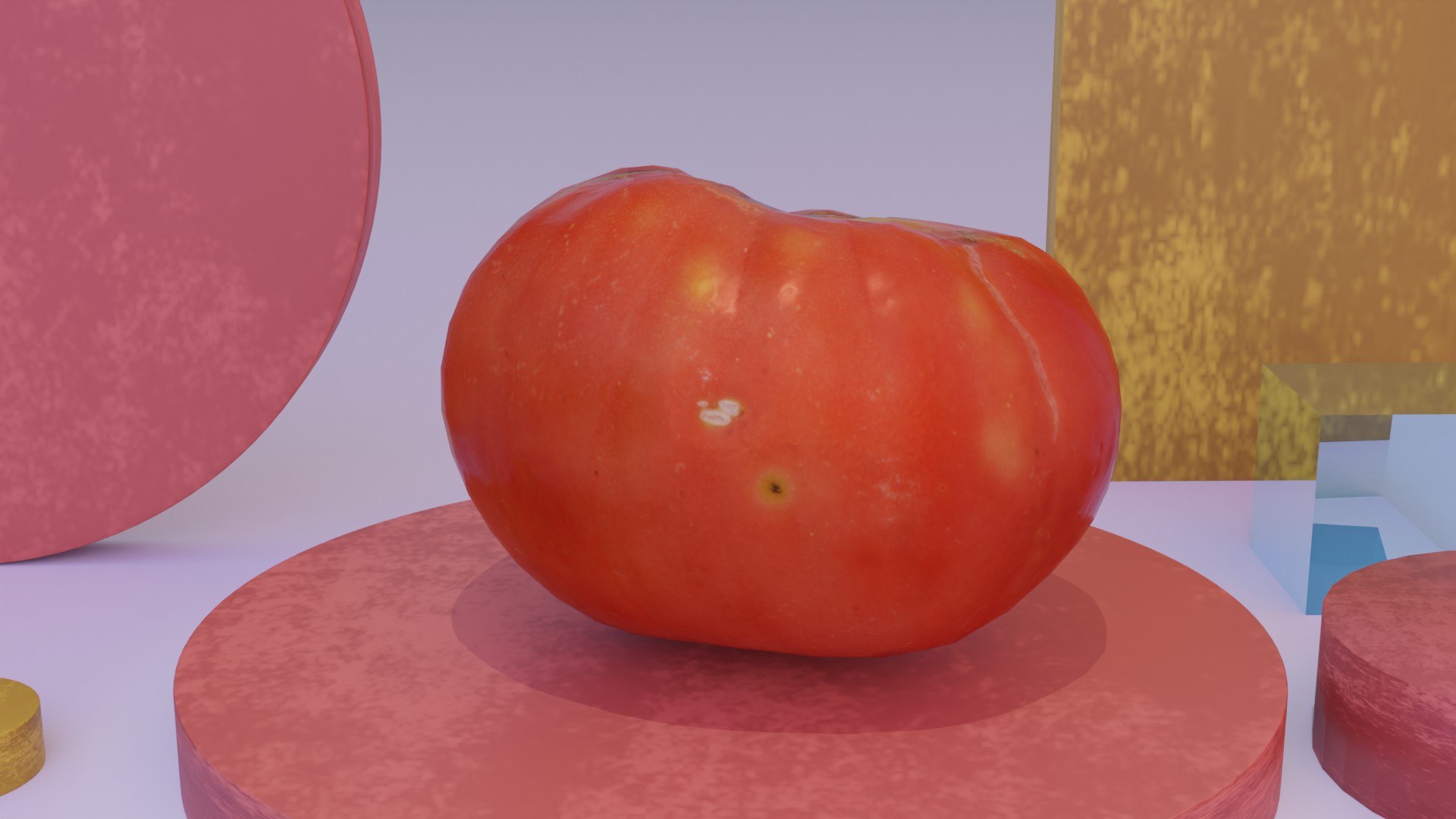 Tomato 01 Low-poly 3D Model 3D Model - TurboSquid 1952876
