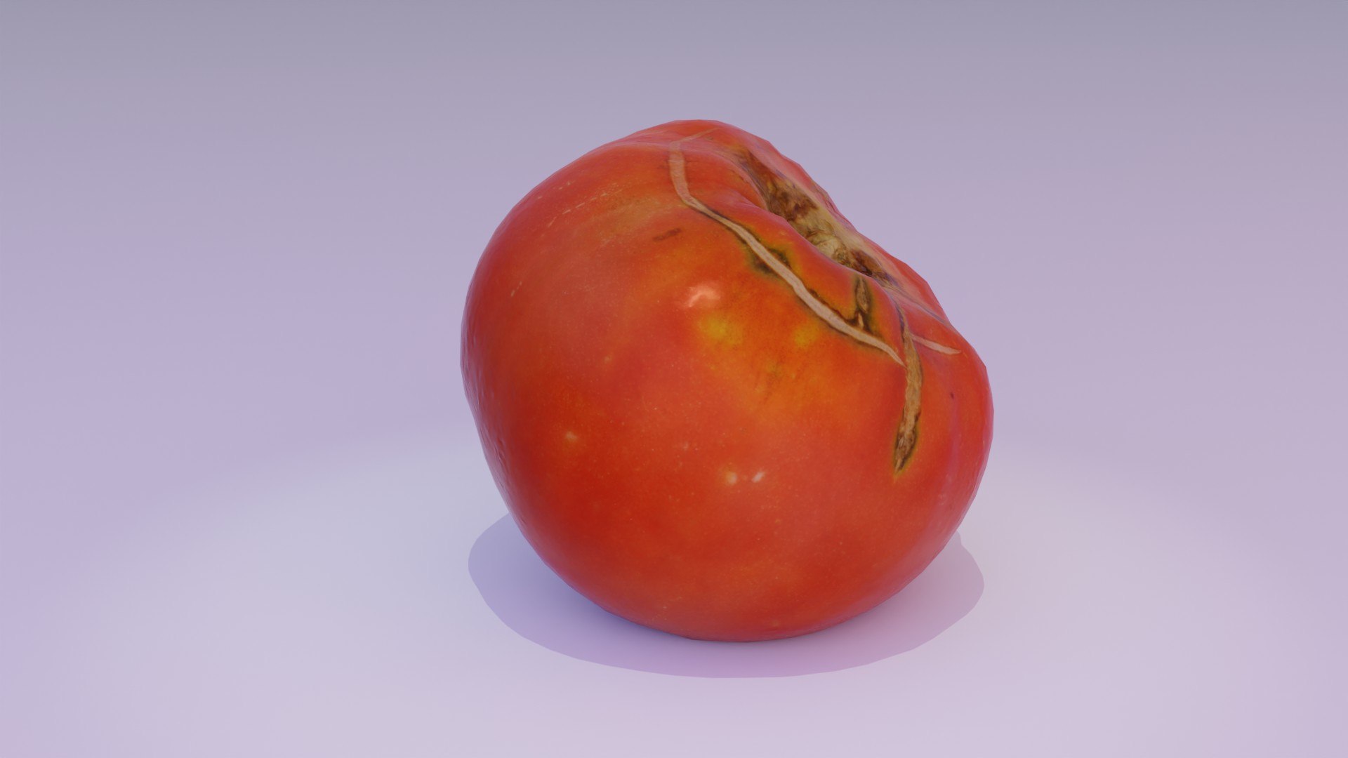 Tomato 01 low-poly 3D model 3D model - TurboSquid 1952876