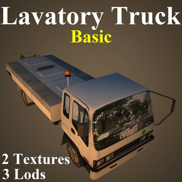 Lavatory Service Vehicle 3D Models for Download | TurboSquid