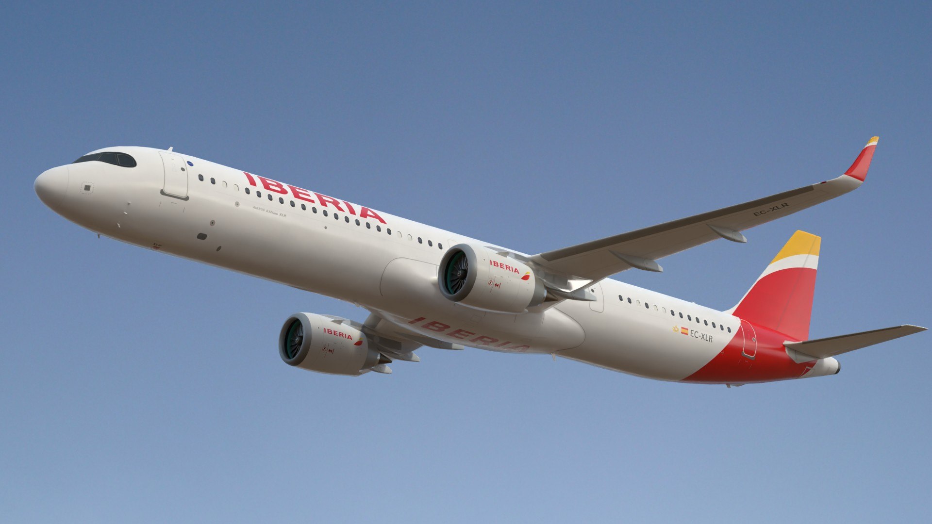 3D IBERIA Airbus A321 XLR SC - TurboSquid 2281381