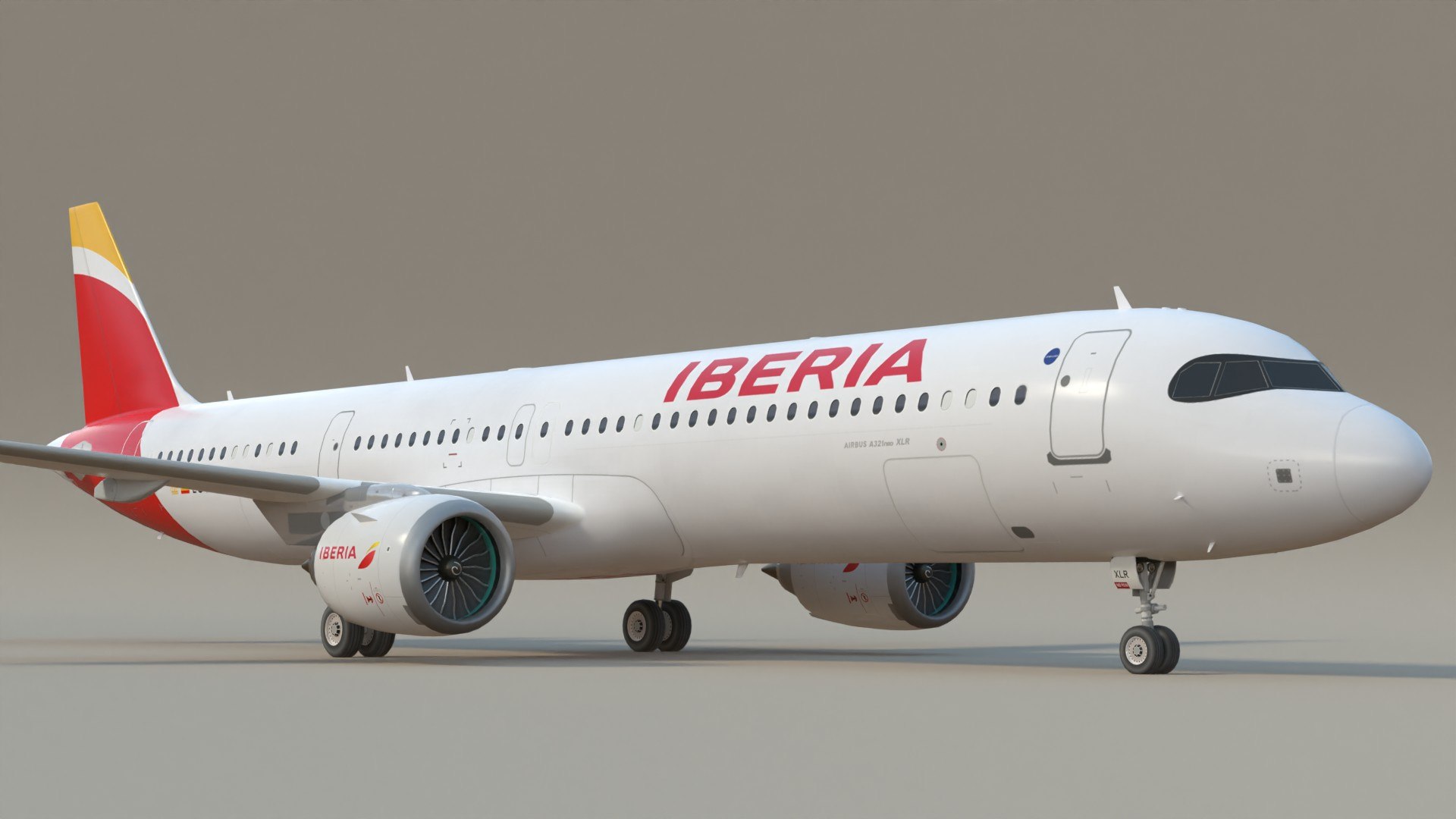 3D IBERIA Airbus A321 XLR SC - TurboSquid 2281381