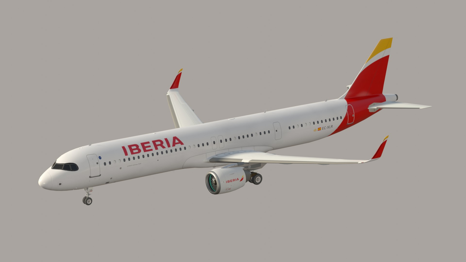 3D IBERIA Airbus A321 XLR SC - TurboSquid 2281381