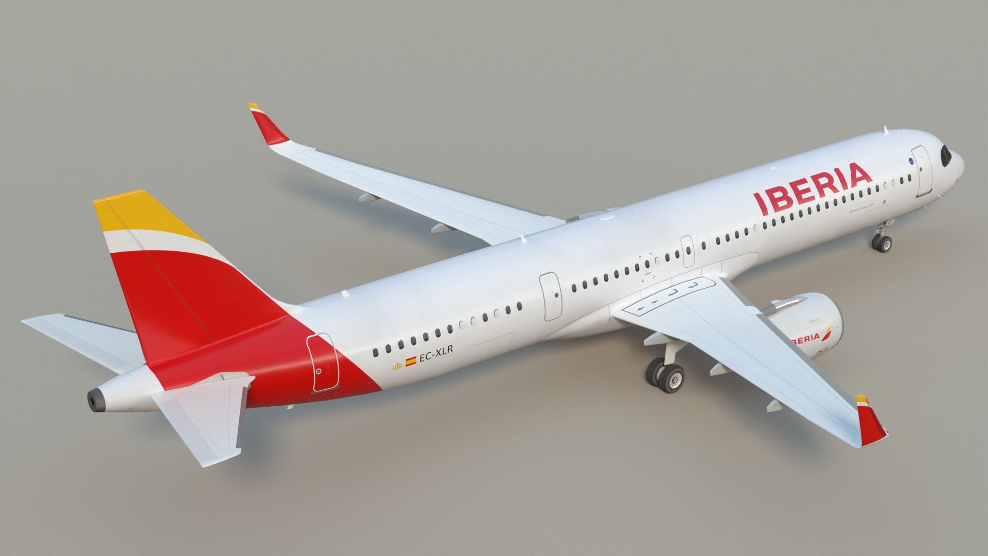 3D IBERIA Airbus A321 XLR SC - TurboSquid 2281381