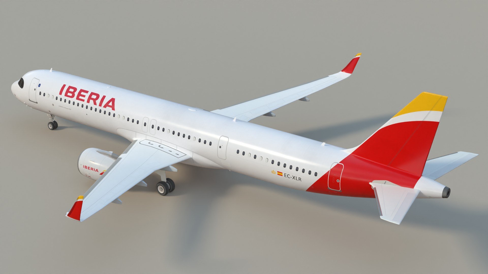 3D IBERIA Airbus A321 XLR SC - TurboSquid 2281381