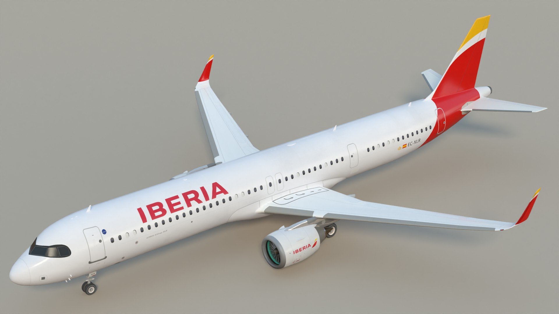 3D IBERIA Airbus A321 XLR SC - TurboSquid 2281381