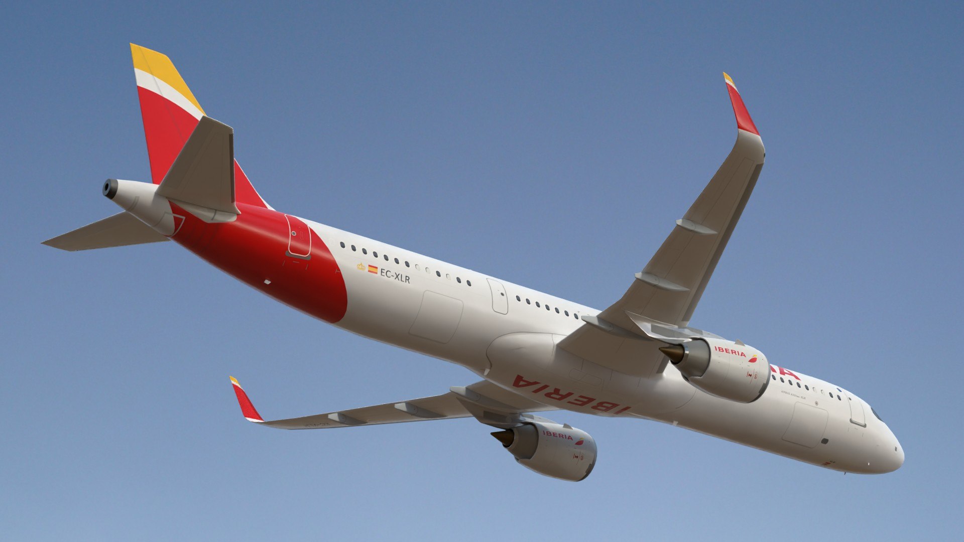 3D IBERIA Airbus A321 XLR SC - TurboSquid 2281381