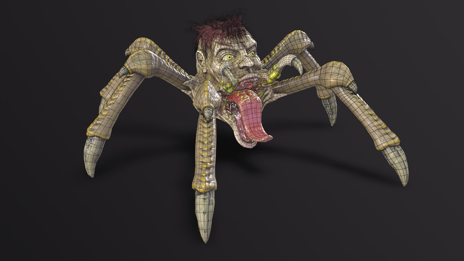 3D Spider Head - TurboSquid 2311599