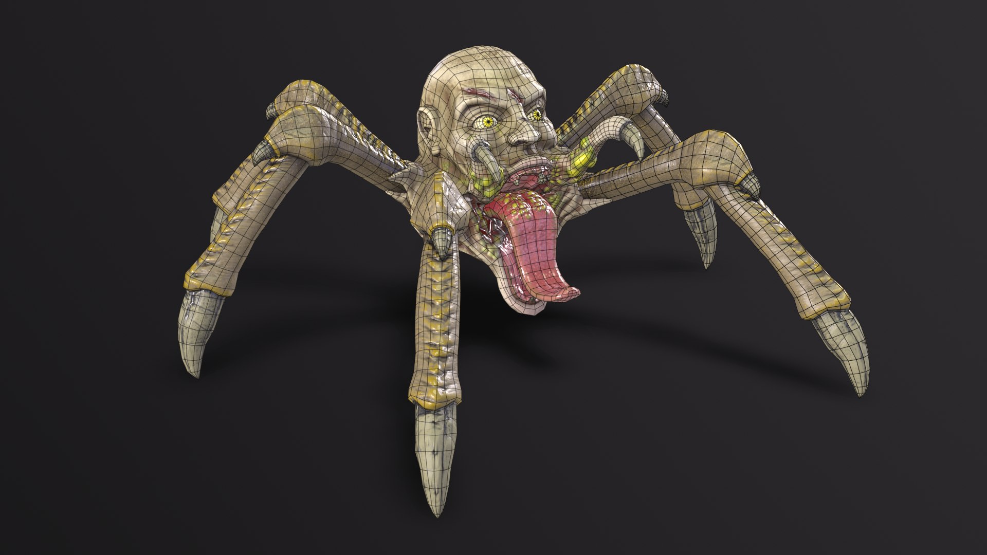 3D Spider Head - TurboSquid 2311599