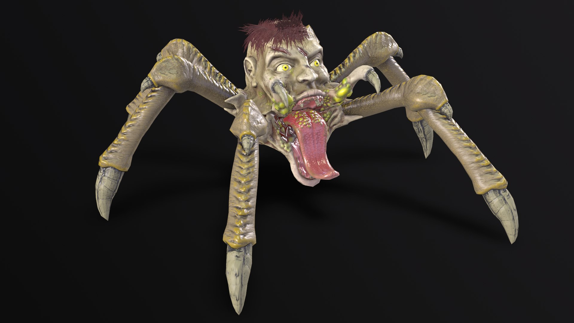 3D Spider Head - TurboSquid 2311599