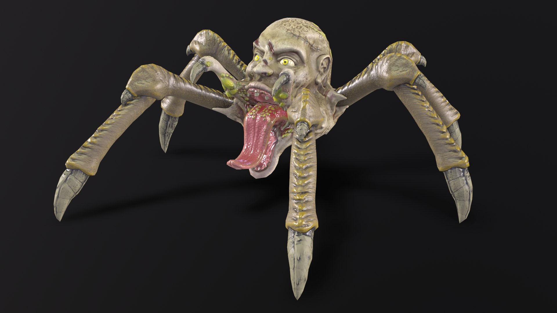 3D Spider Head - TurboSquid 2311599