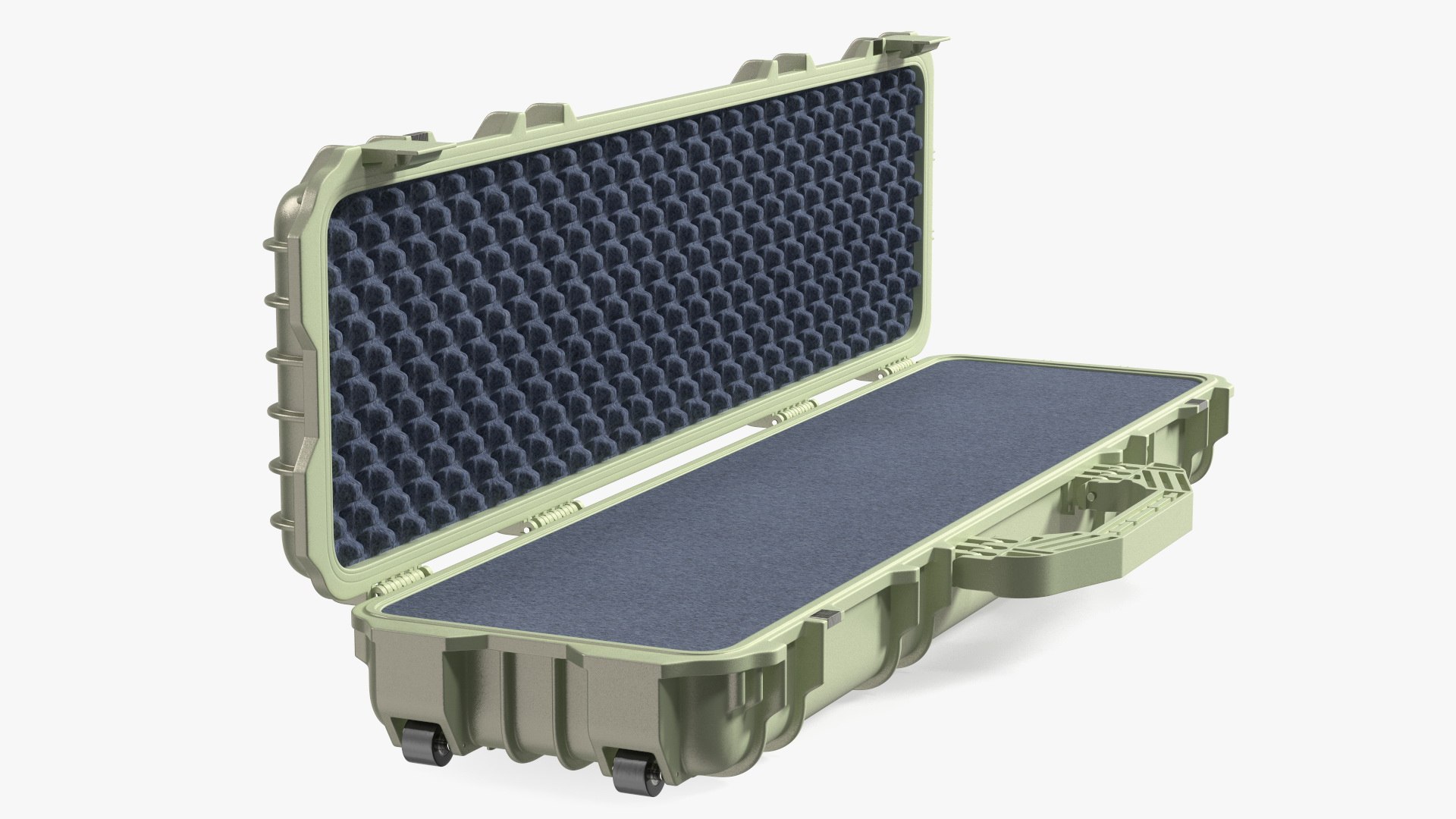 Open Military Hard Case Green 3D model - TurboSquid 2119183