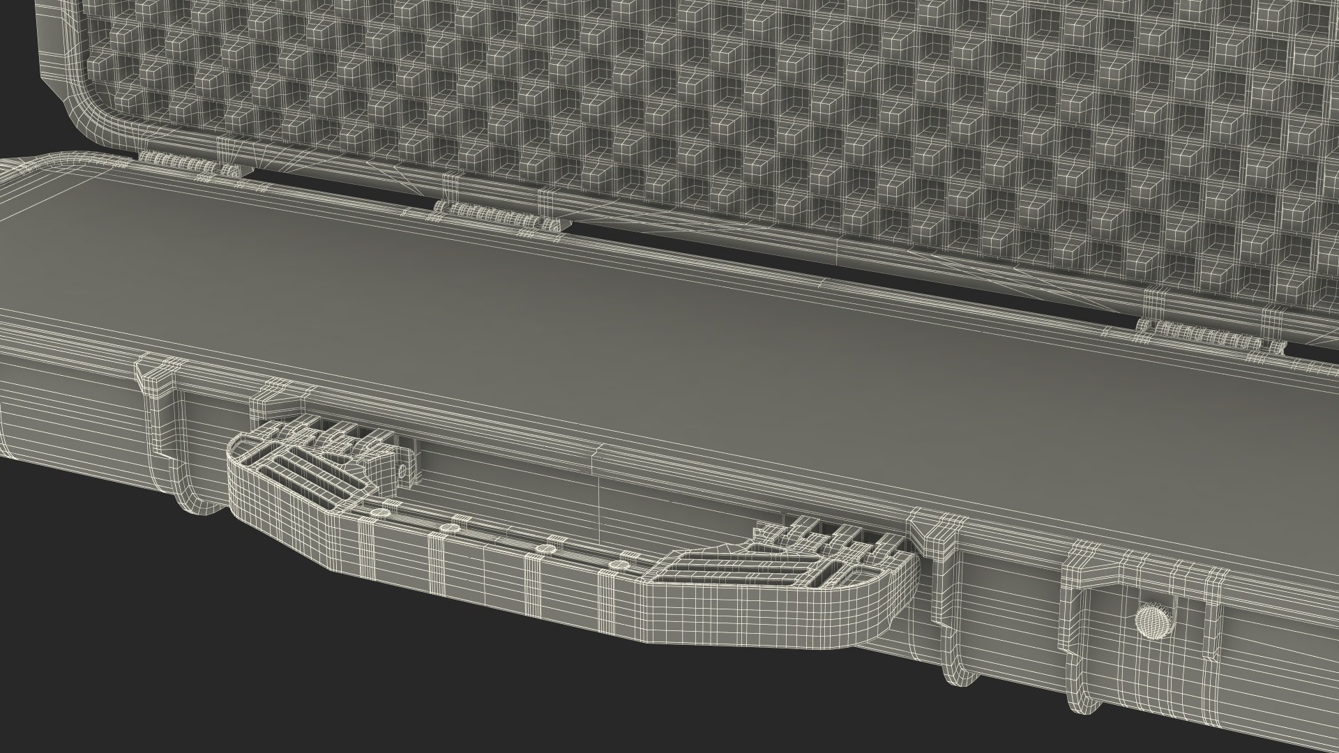 Open Military Hard Case Green 3D Model - TurboSquid 2119183