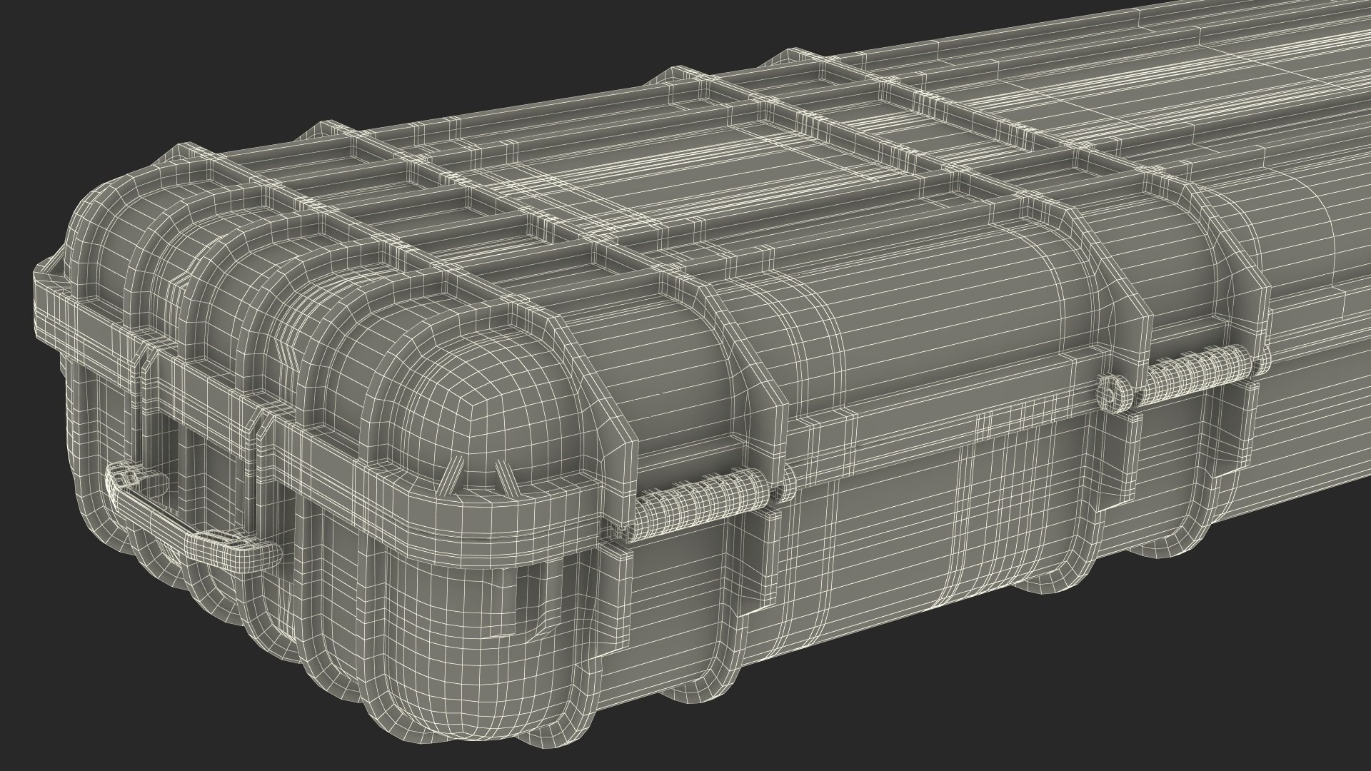 Open Military Hard Case Green 3D Model - TurboSquid 2119183