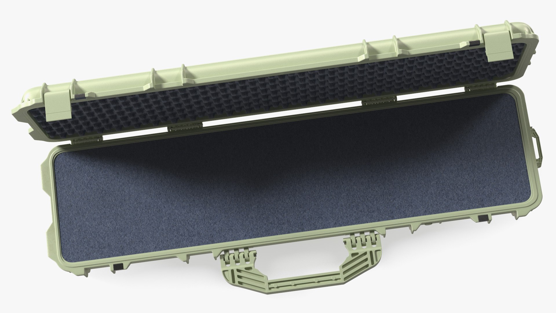 Open Military Hard Case Green 3D model - TurboSquid 2119183