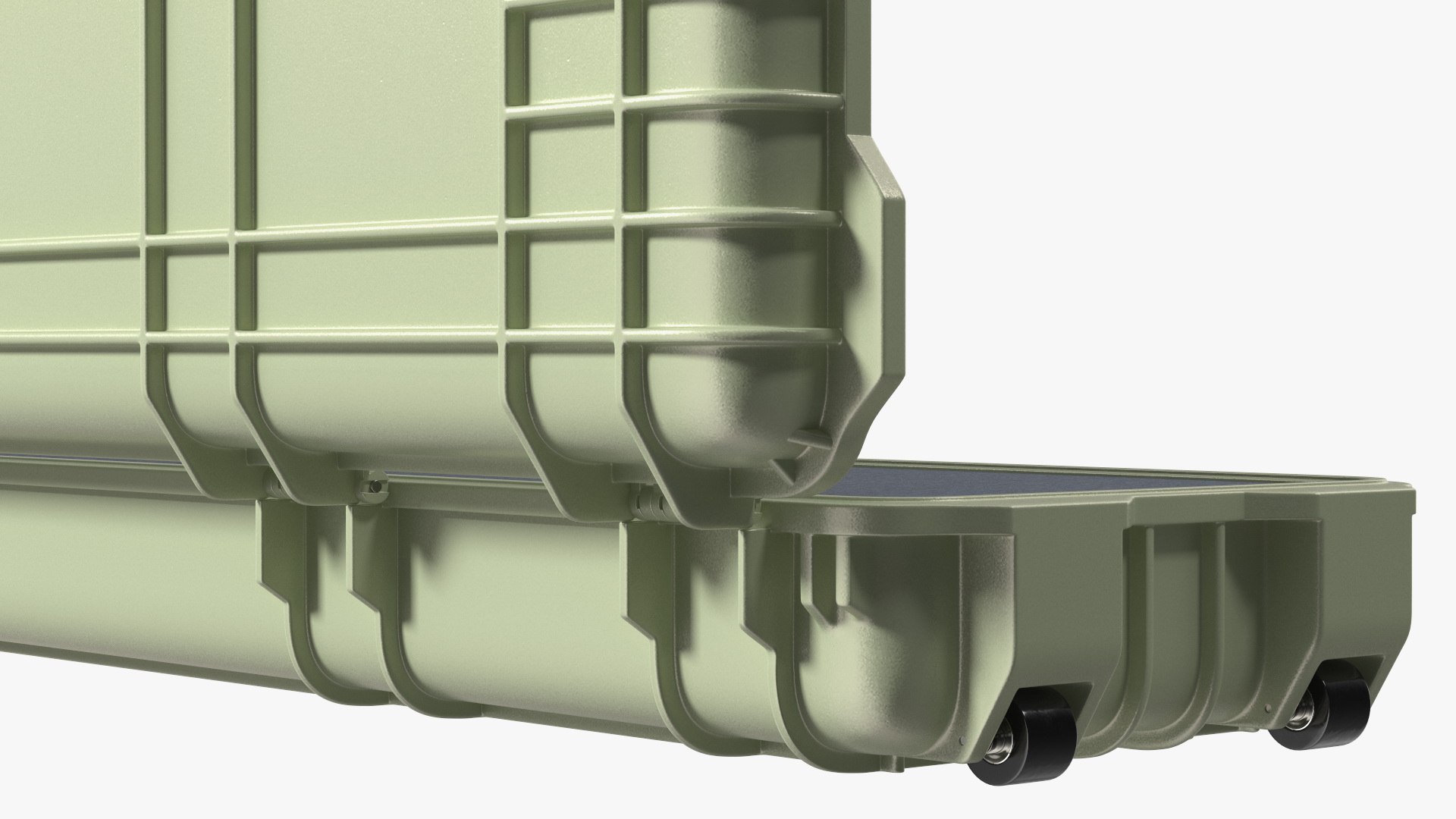 Open Military Hard Case Green 3D model - TurboSquid 2119183