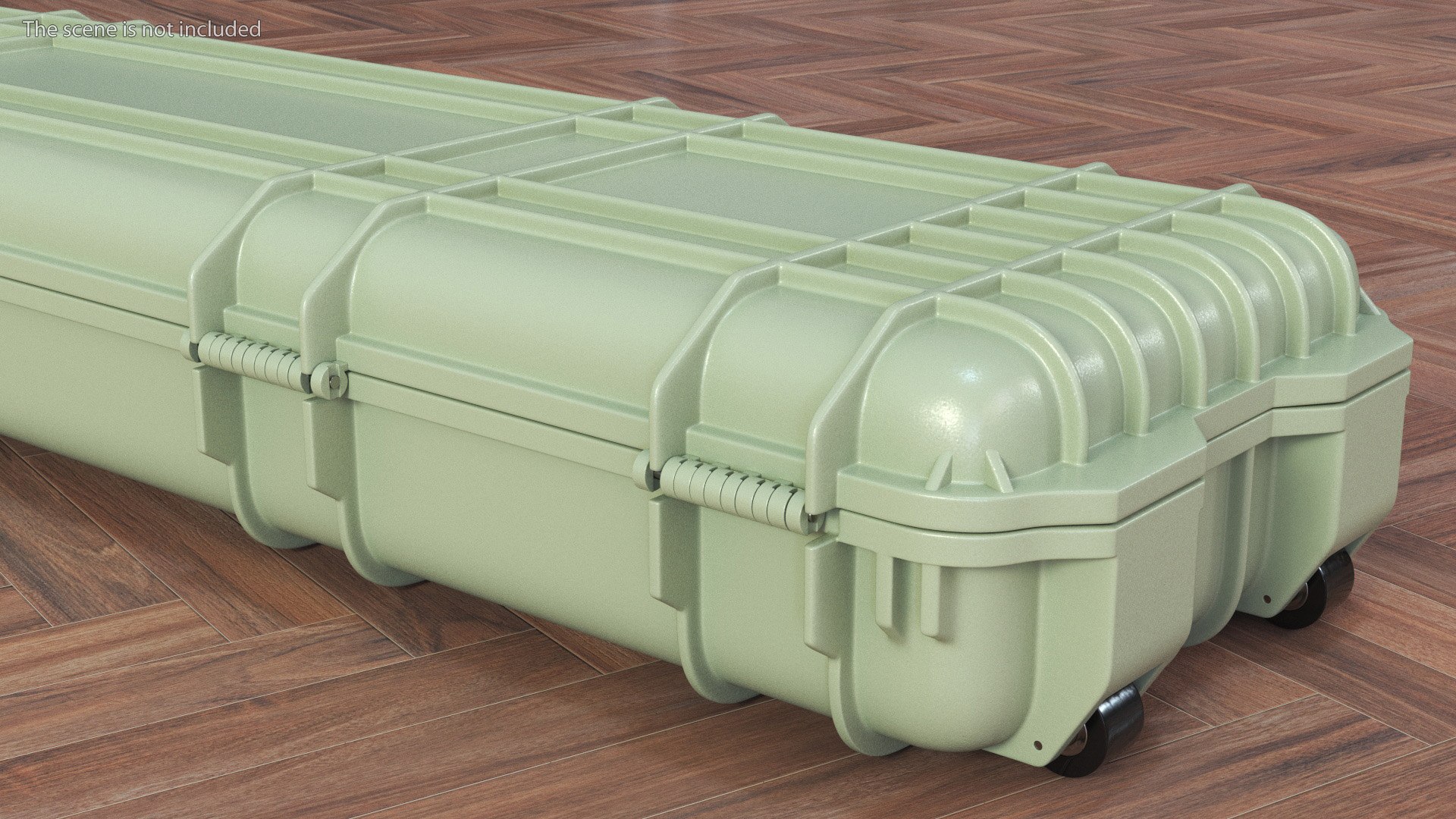 Open Military Hard Case Green 3D model - TurboSquid 2119183