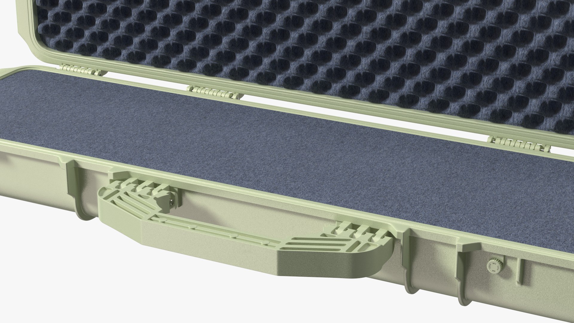 Open Military Hard Case Green 3D Model - TurboSquid 2119183