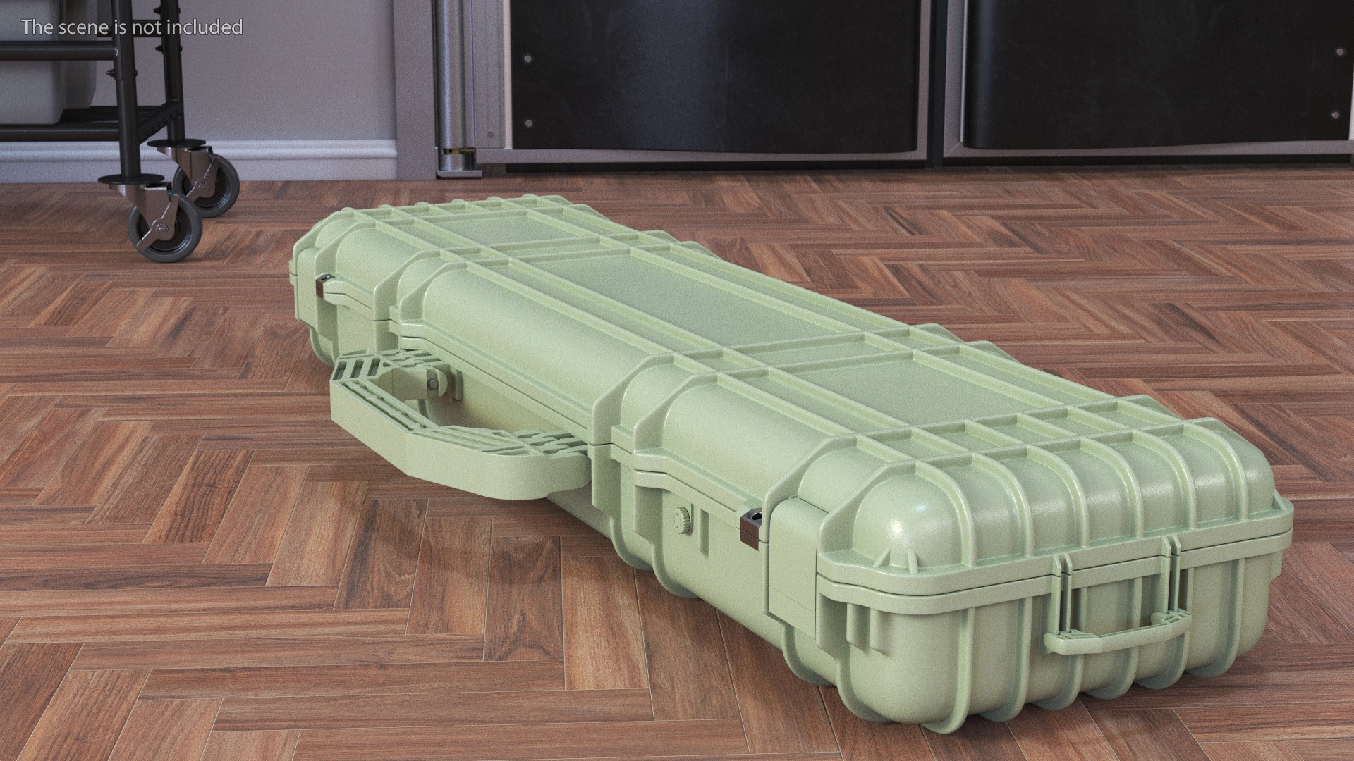 Open Military Hard Case Green 3D model - TurboSquid 2119183