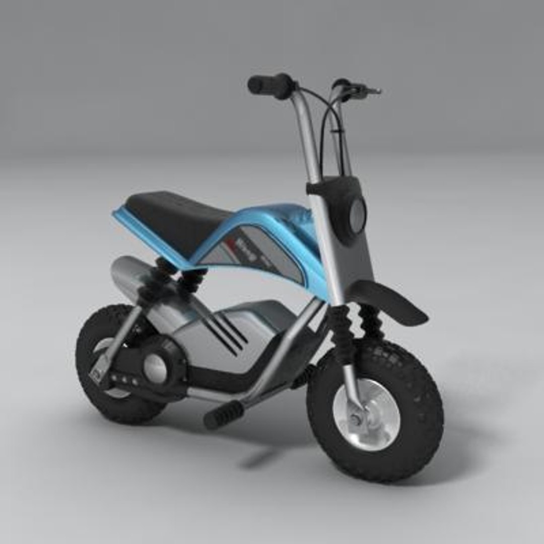 street bikes modeled 3d model