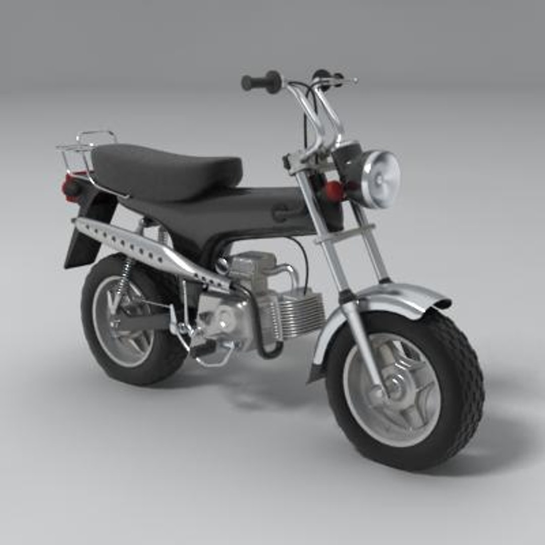 Street Bikes Modeled 3d Model