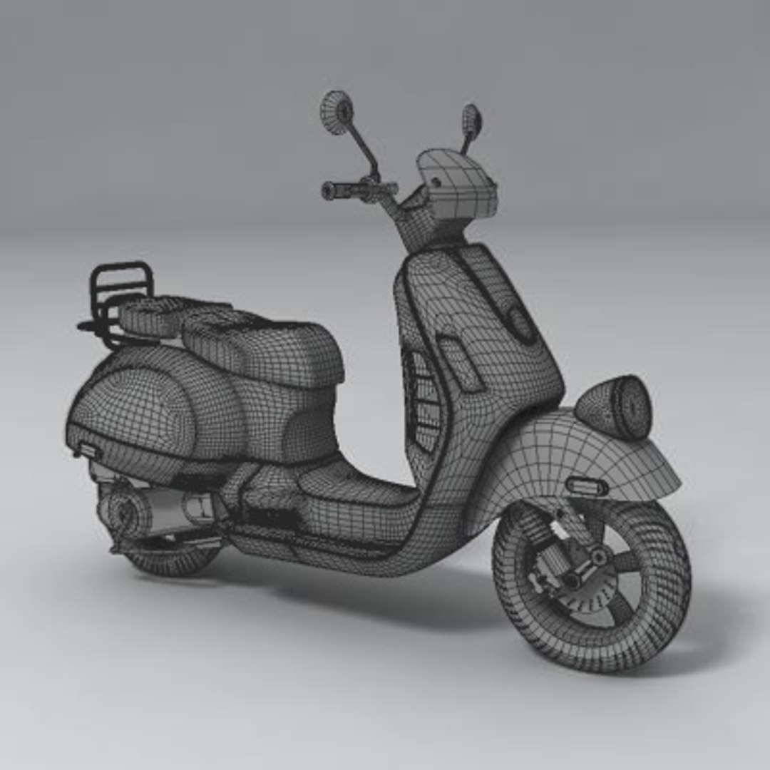 Street Bikes Modeled 3d Model