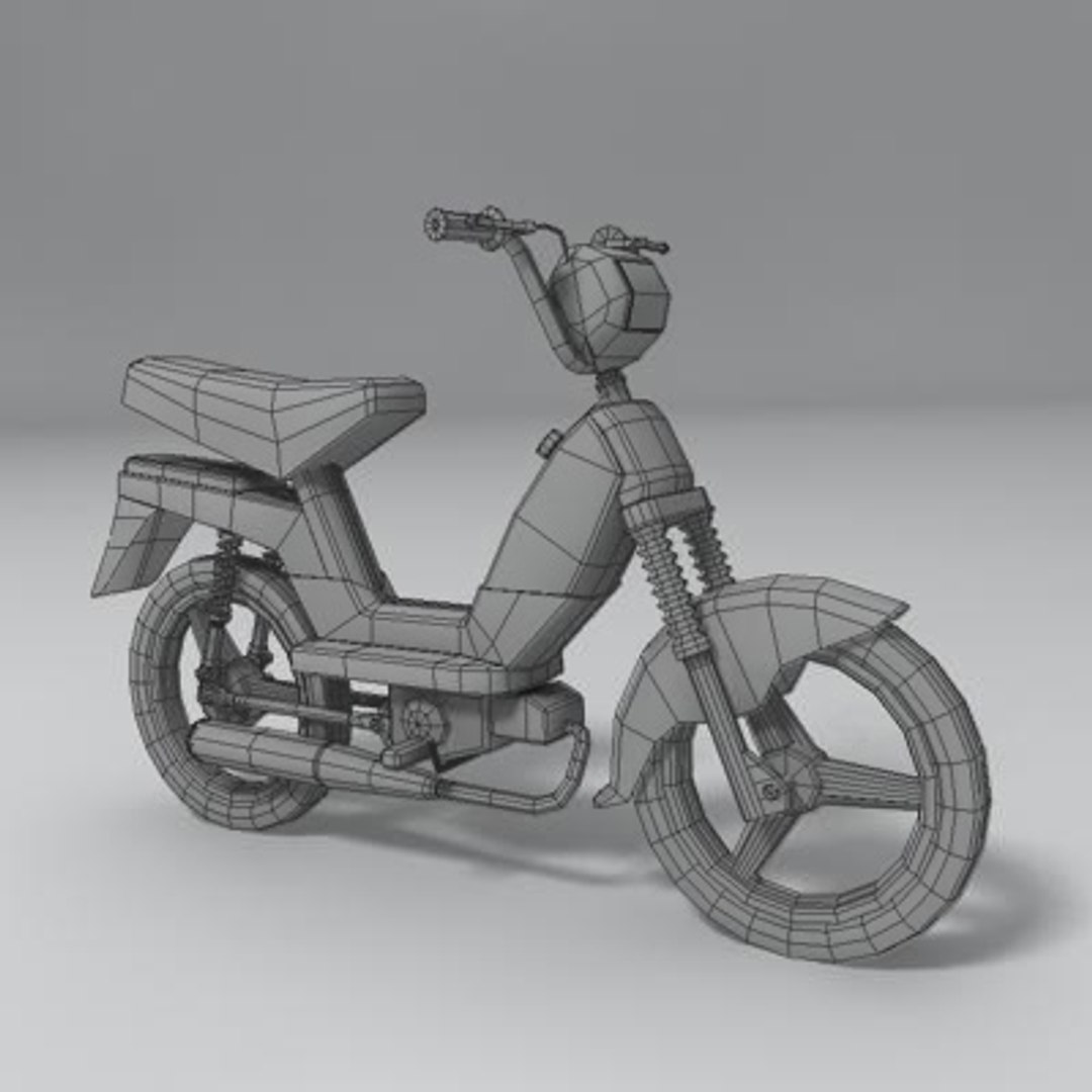 Street Bikes Modeled 3d Model