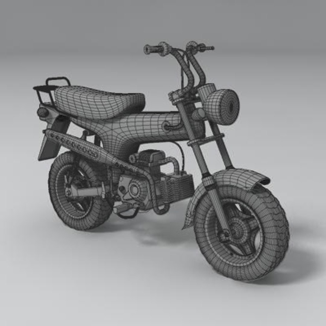 Street Bikes Modeled 3d Model