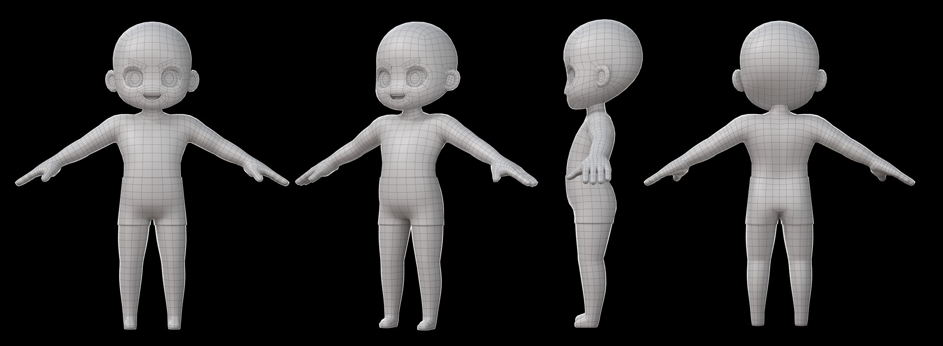 Sd Male Character Model - TurboSquid 1548815