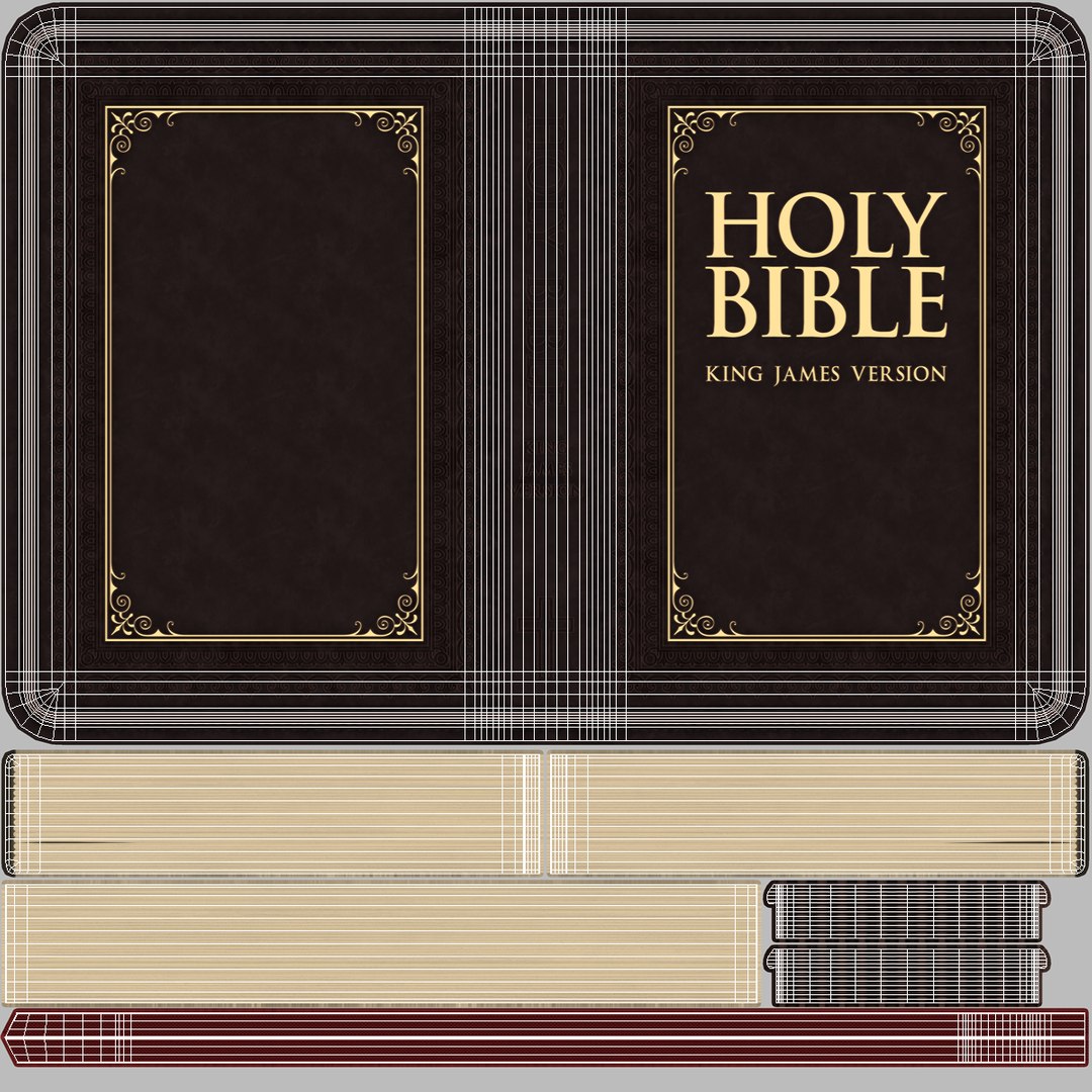 3D Realistic Holy Bible - TurboSquid 1449876