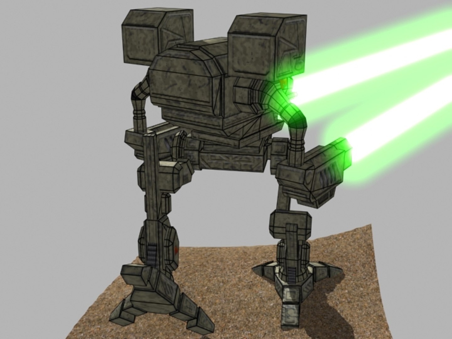 Timberwolf Madcat Mech 3d Max