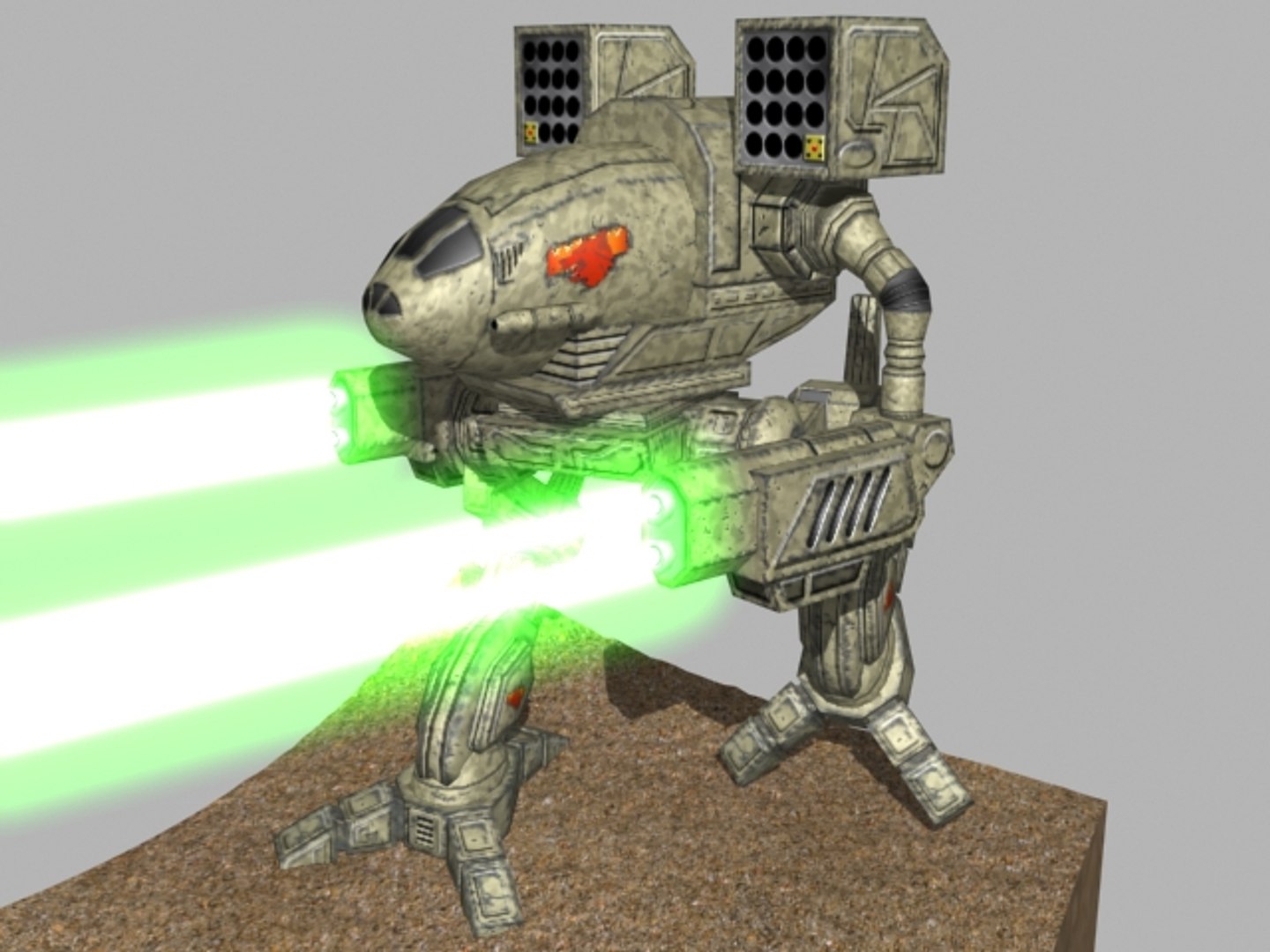 Timberwolf Madcat Mech 3d Max