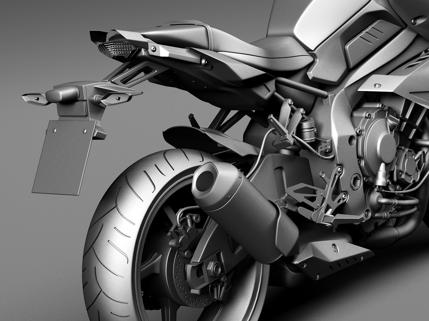 3ds Max 2016 Yamaha Mt-10