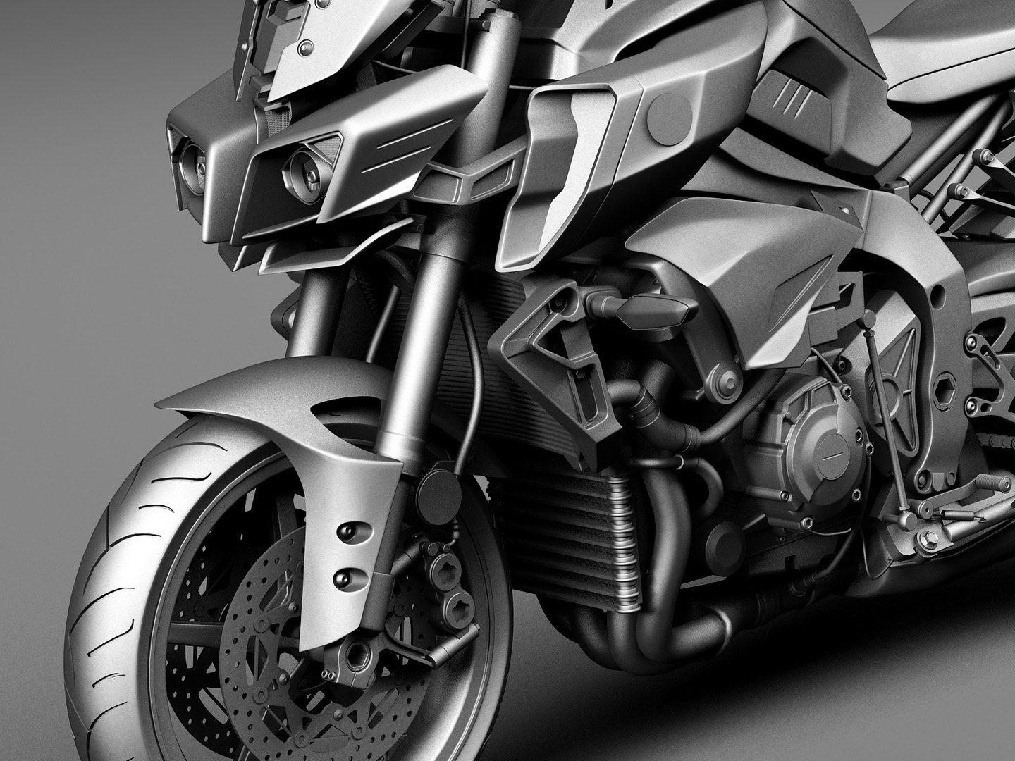 3ds Max 2016 Yamaha Mt-10