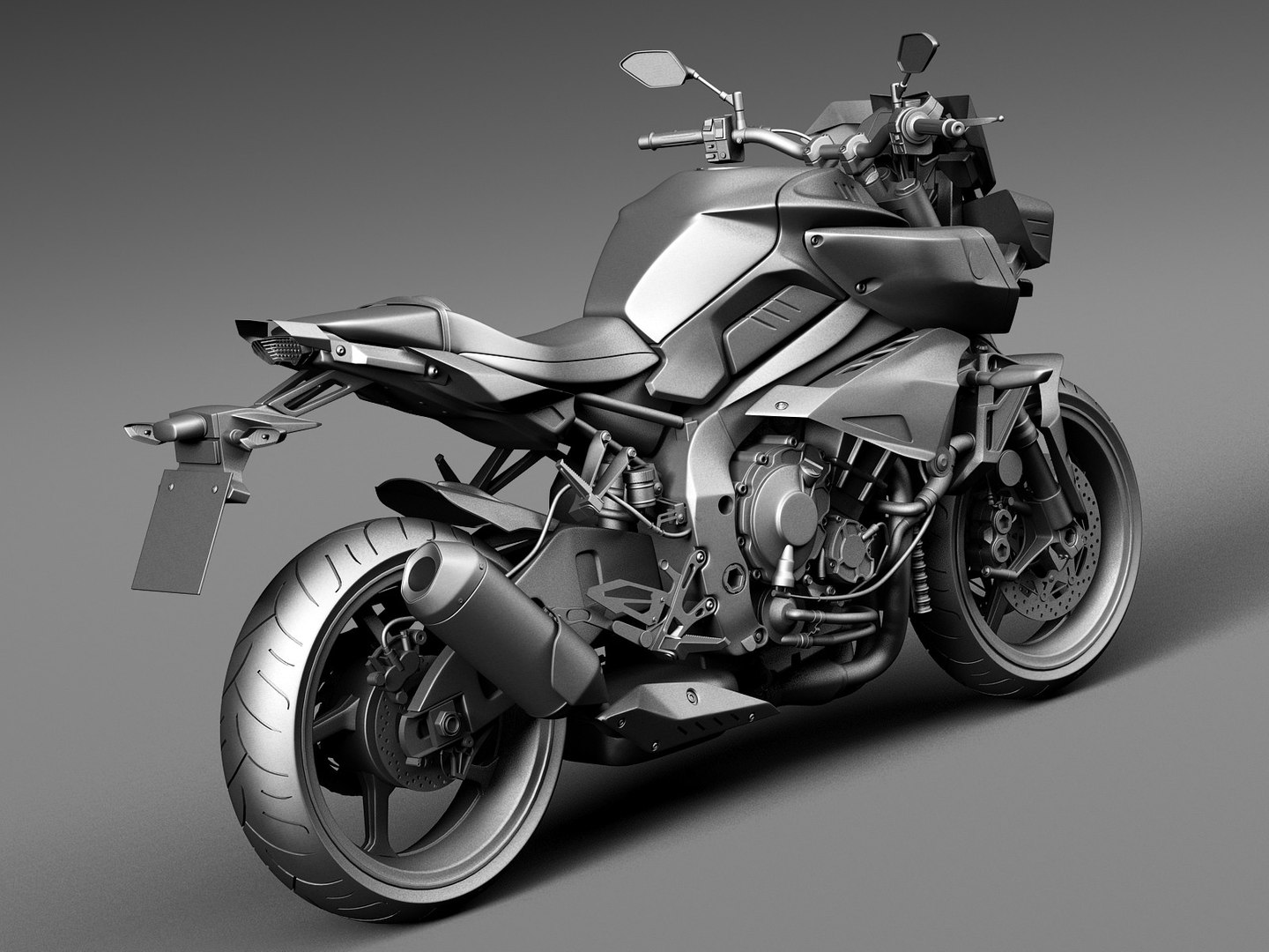 3ds Max 2016 Yamaha Mt-10