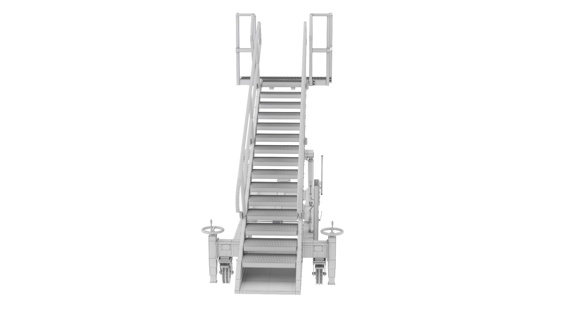 Airplane Stairs 3D Model - TurboSquid 1643915