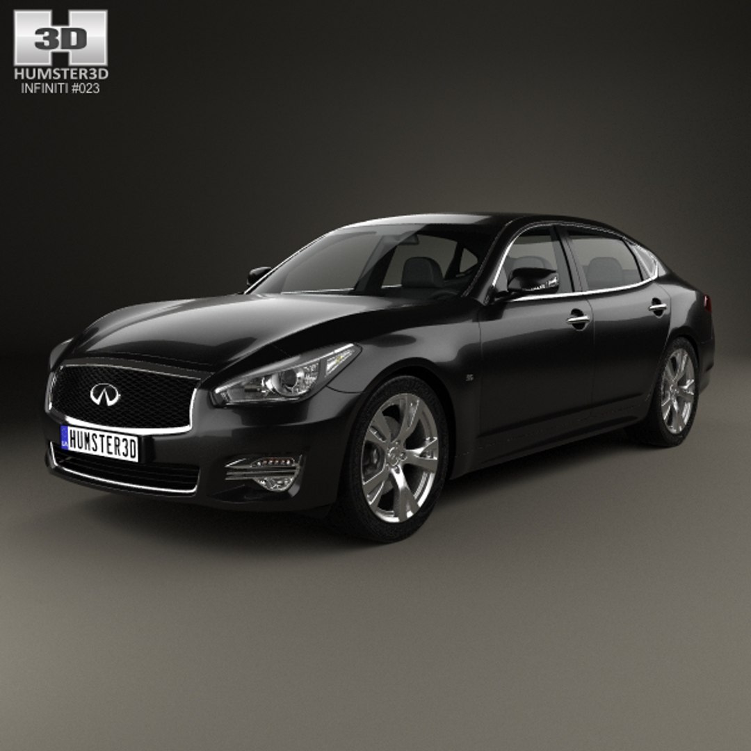 Infiniti l q70 3D model - TurboSquid 1170493