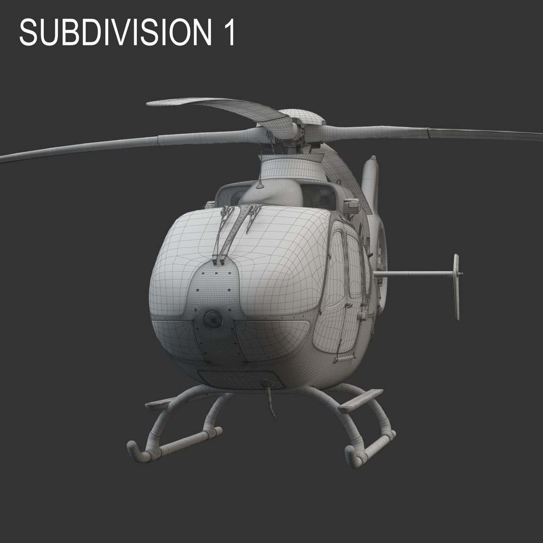 Eurocopter Ec 135 3d Model