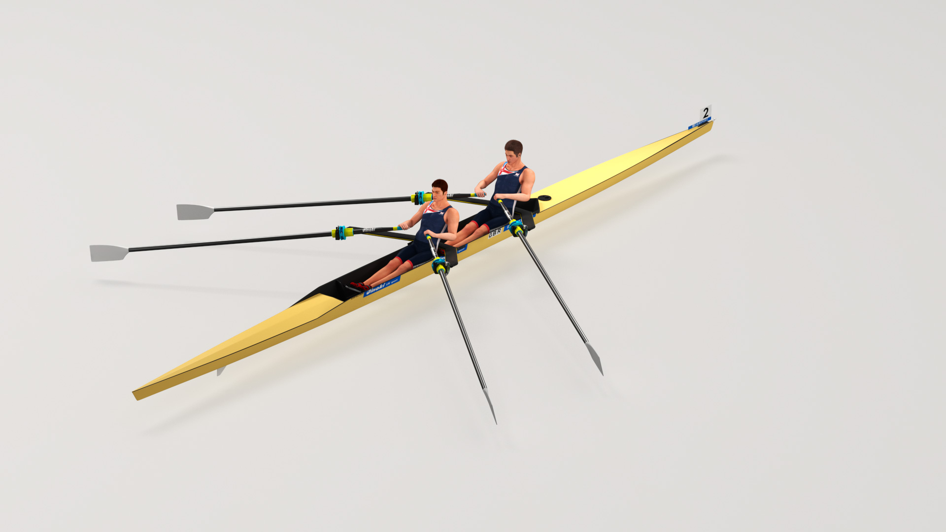 3D animations rowing - TurboSquid 1581698