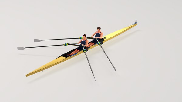 modèle 3D de Aviron Double Sculls Animé QG - TurboSquid 1581698