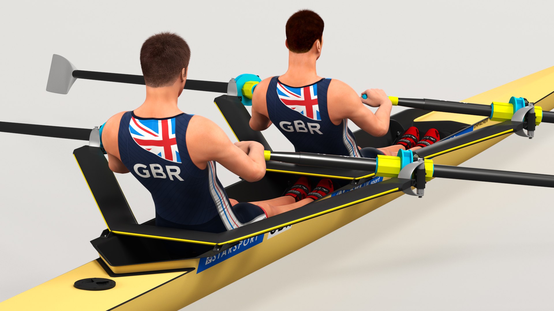 3D Animations Rowing - TurboSquid 1581698