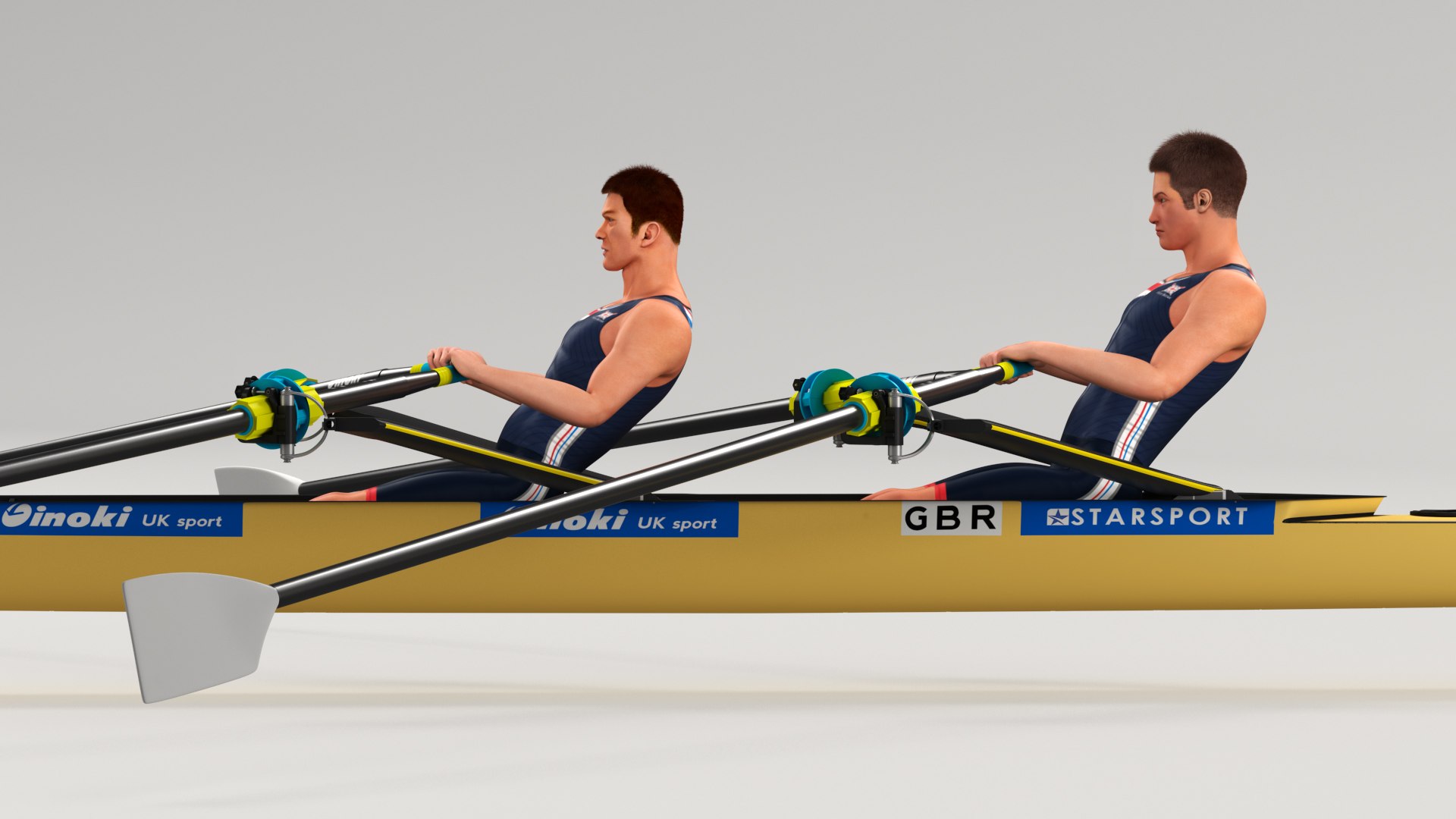 3D Animations Rowing - TurboSquid 1581698