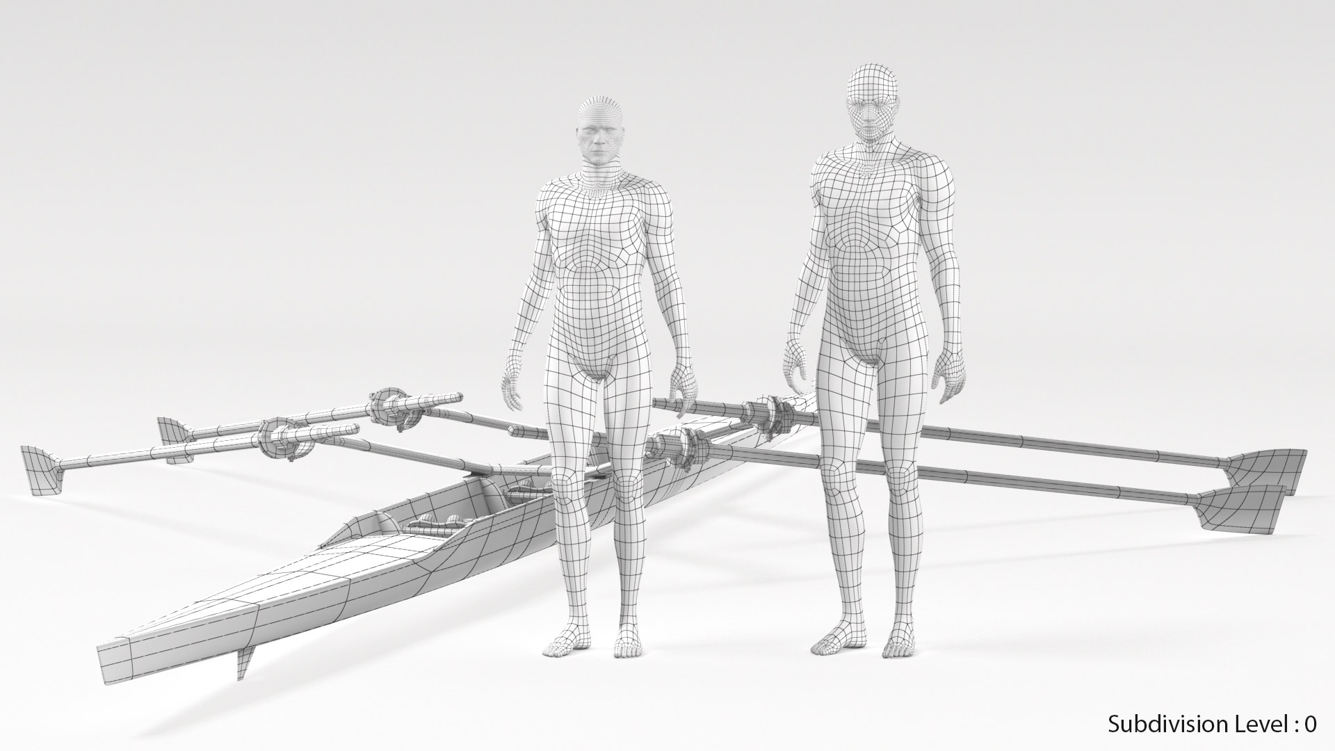 3D Animations Rowing - TurboSquid 1581698