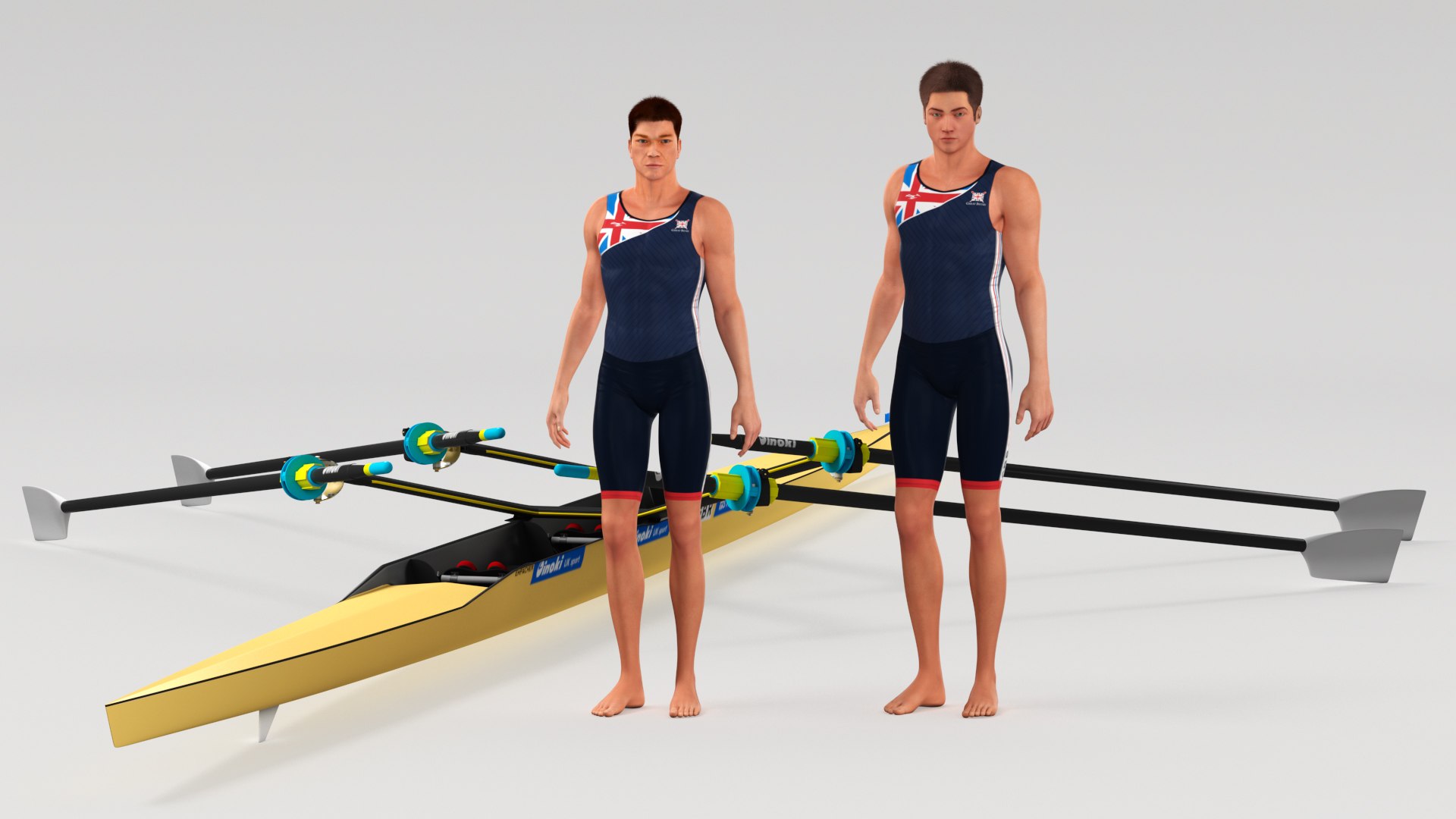 3D Animations Rowing - TurboSquid 1581698