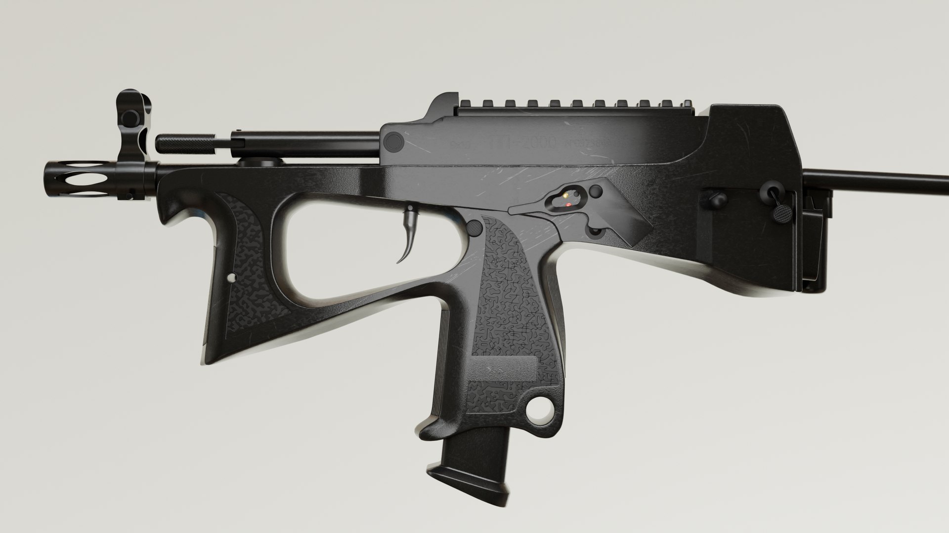 High-Quality PP-2000 Submachine Gun 3D Model 3D Model - TurboSquid 2317203